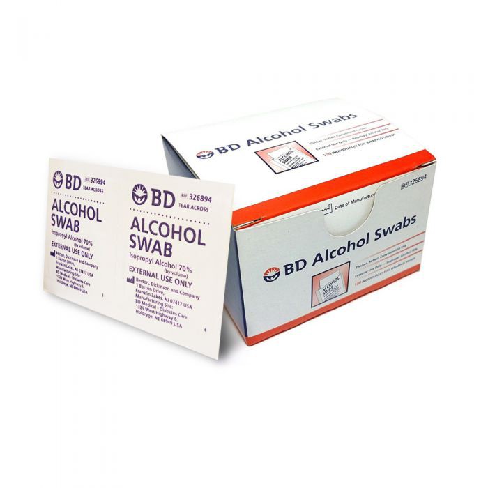 BD Alcohol Swab 100's (Sterile Alcohol Pad for disinfection) | Shopee ...