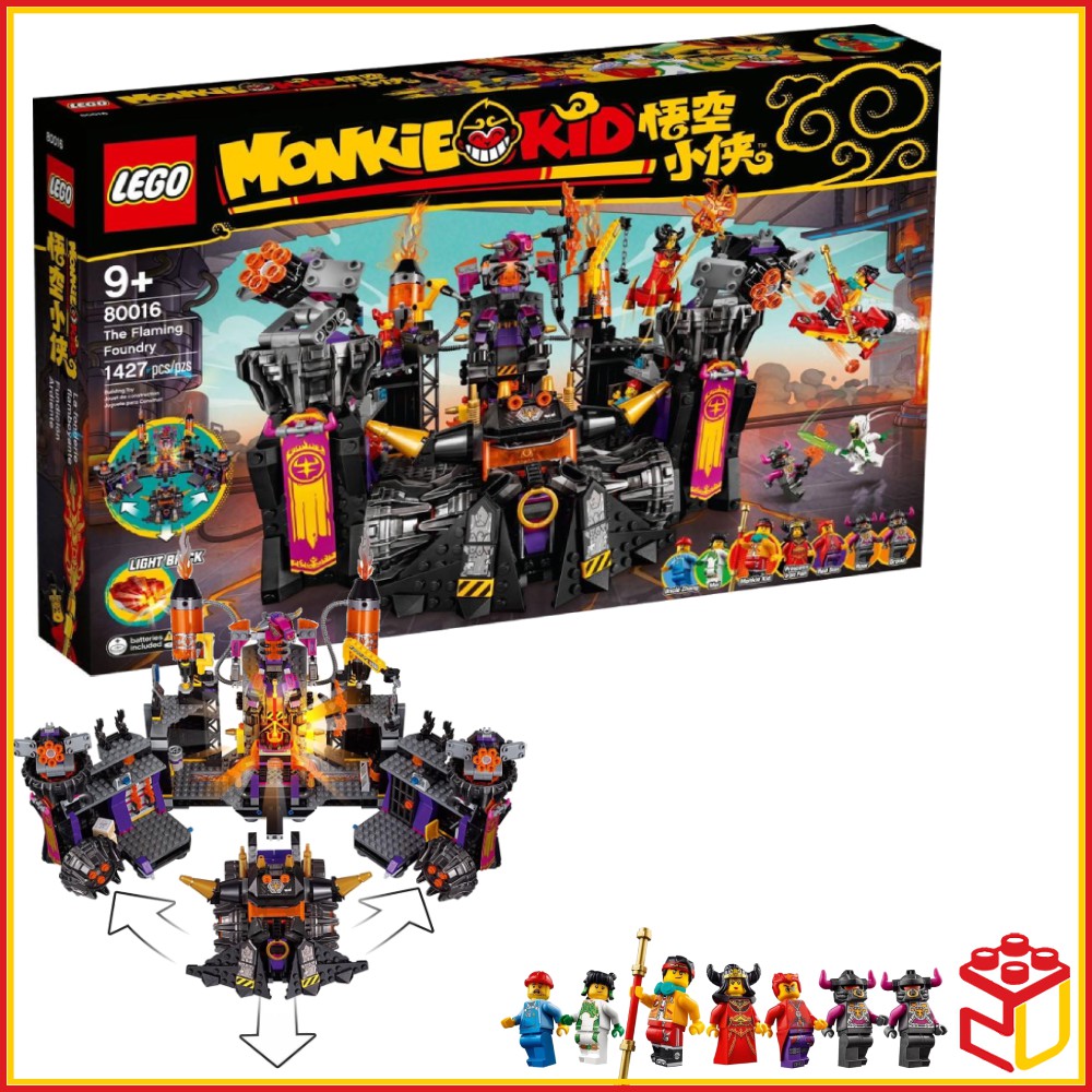 80016 LEGO Monkie Kid TheFlaming Foundry | Shopee Malaysia