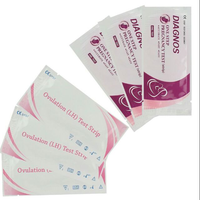 30 strip OPK (ovulation test )+10 upt (pregnancy test) , set kombo ...