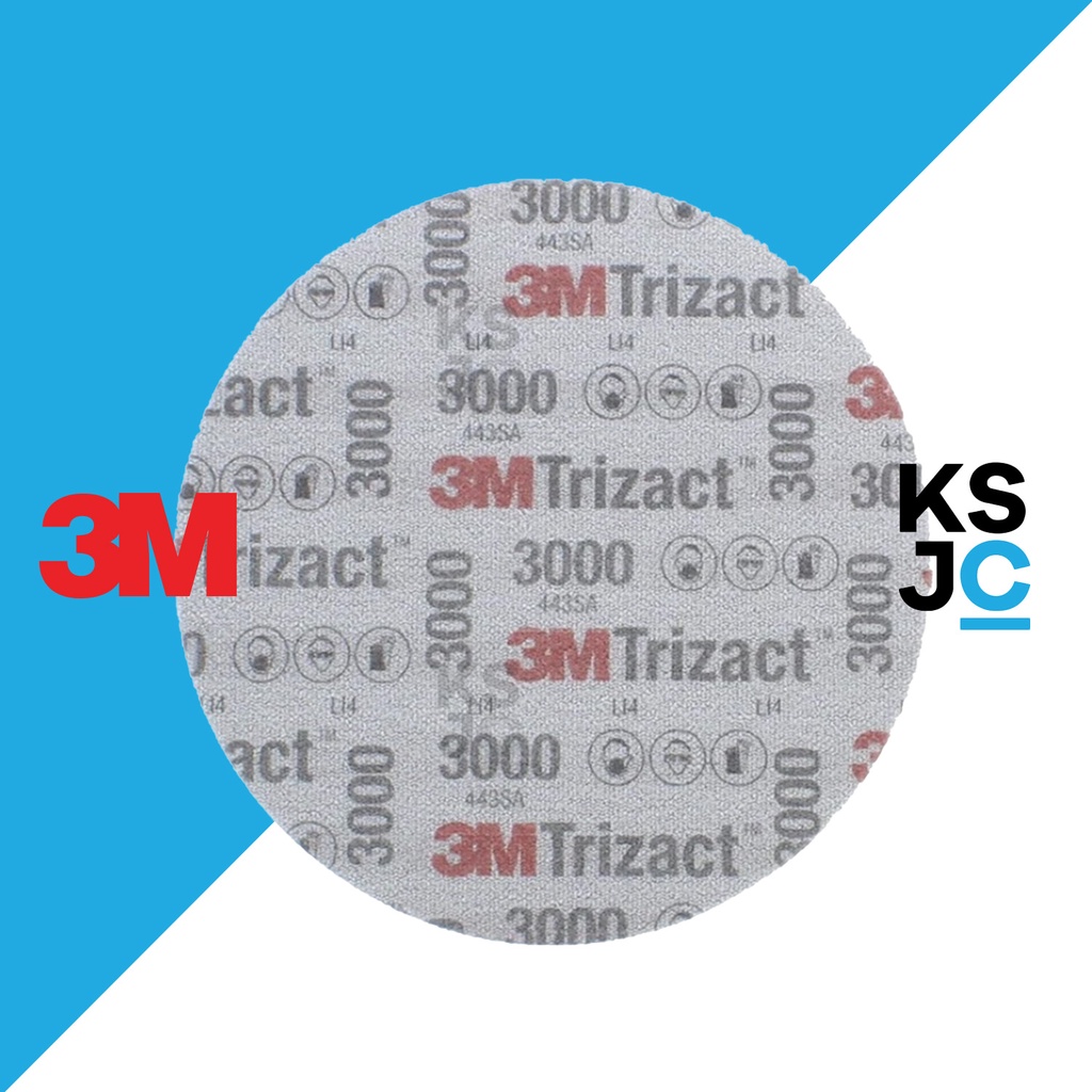 3M Trizact Foam Disc (3"/6")02085/02087/02091(P1500/P3000/P5000)(1pc ...