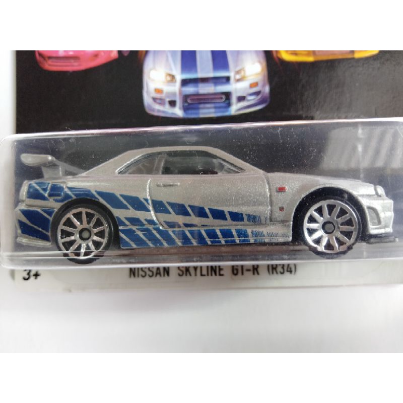 Hot Wheels Nissan Skyline GT-R (R34) FnF Fast & Furious | Shopee Malaysia