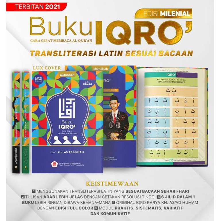 IQRA RUMI IQRA' MILENIAL CARA CEPAT MEMBACA AL-QURAN BESERTA RUMI ...