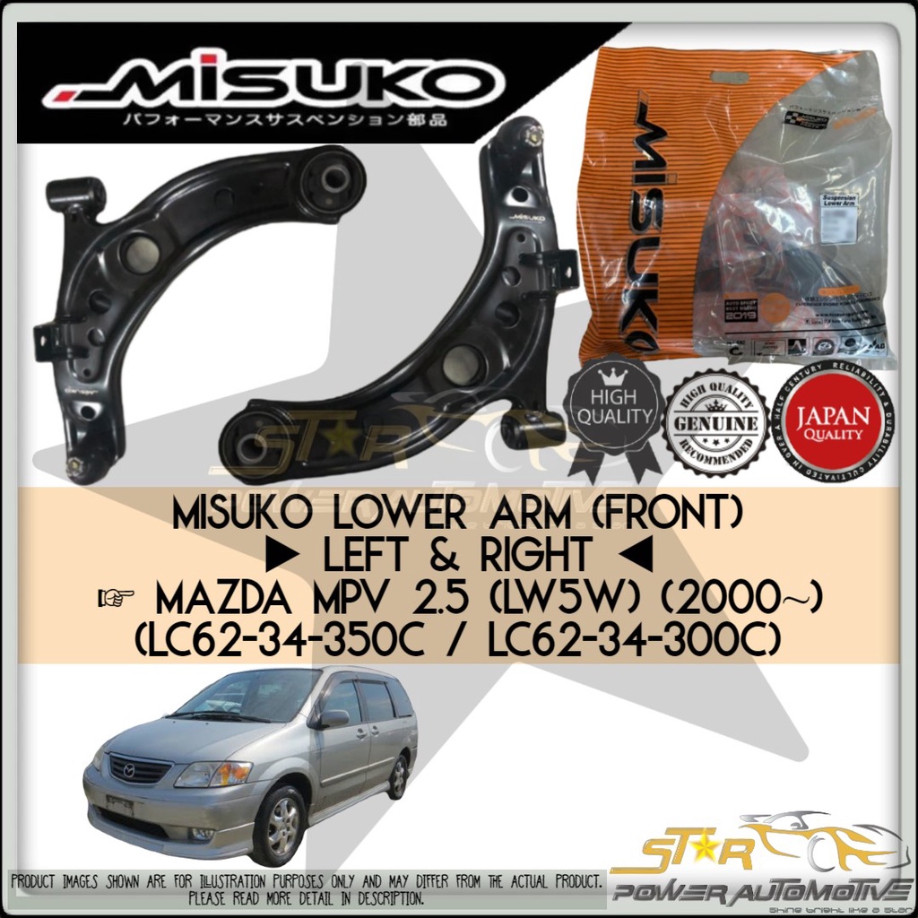 MISUKO Mazda MPV 2.5 LW5W (2000~) Premium Lower Control Suspension Arm ...
