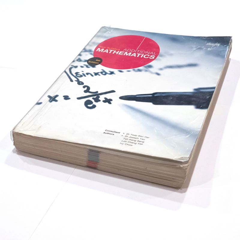 New Syllabus Additional Mathematics Textbook 9th Edition (Used) | Shopee Malaysia