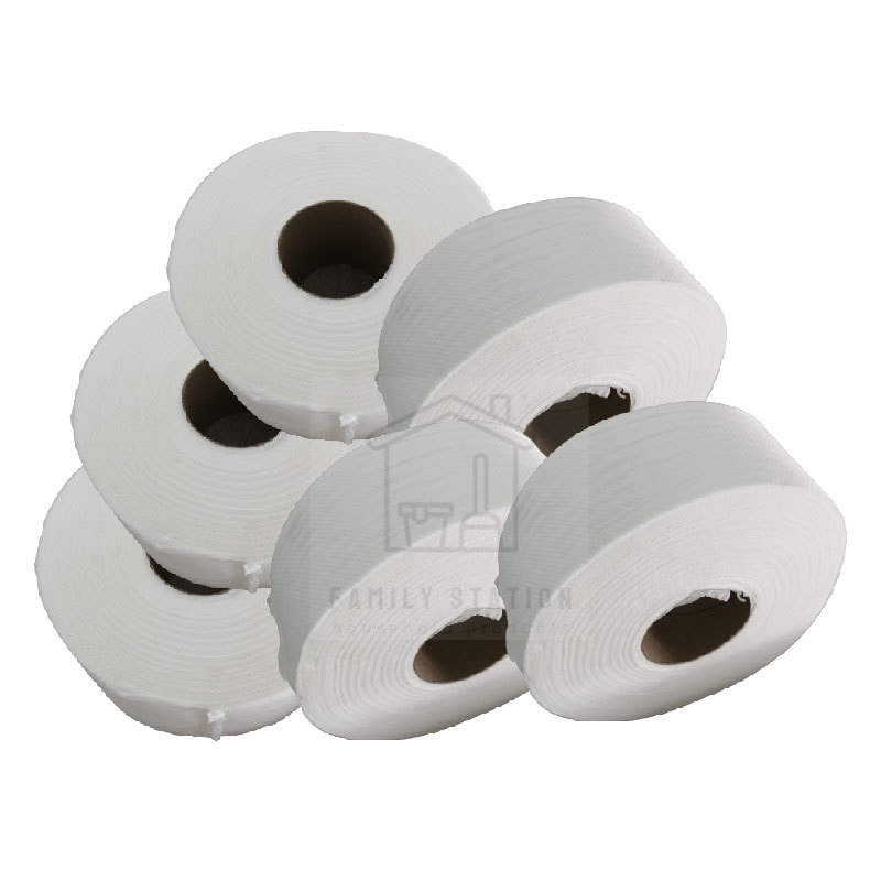 Jumbo Roll Tissue 130mm 2ply 100% Virgin Pulp (6 Rolls)/Tisu Tandas ...
