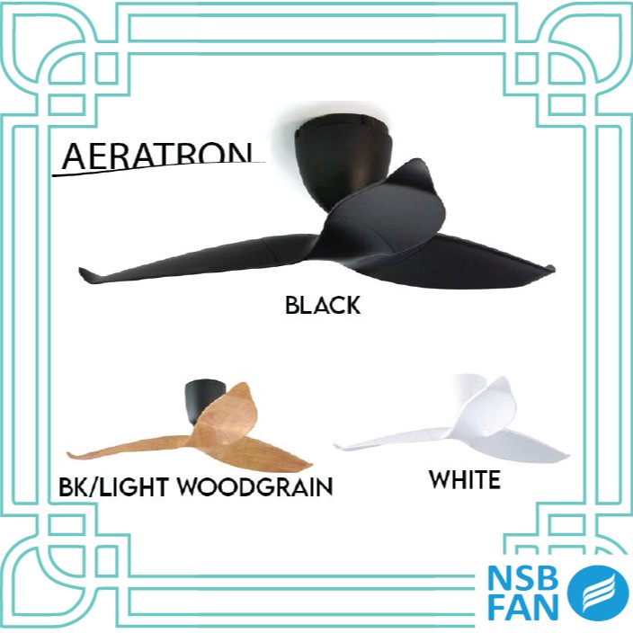 NSB AERATRON 3 AE3 43"/50"60" DESIGNER DC CEILING FAN REMOTE CONTROL ...