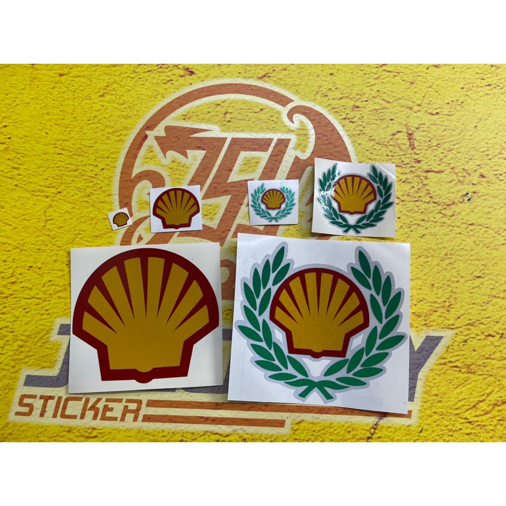 Sticker Logo Shell/ Shell Padi【HIGH QUALITY】 | Shopee Malaysia