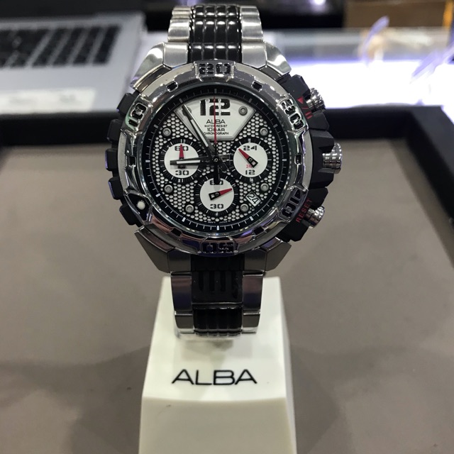 Alba Chronograph Gents | Shopee Malaysia