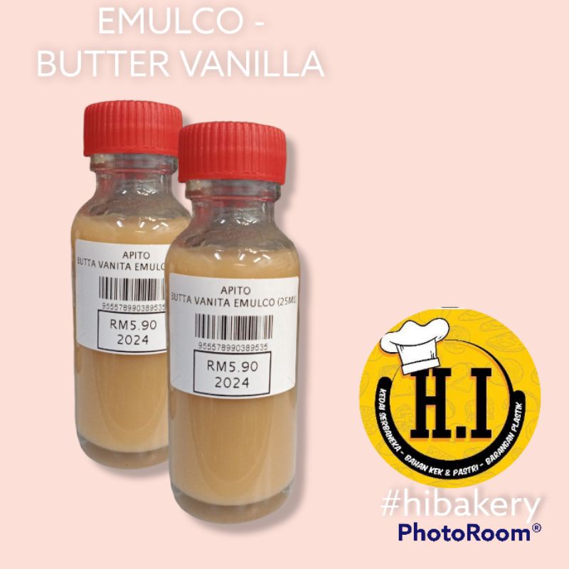 EMULCO PERISA BUTTA VANILLA | BUTTER | PEKAT | JIMAT | APITO | Shopee ...