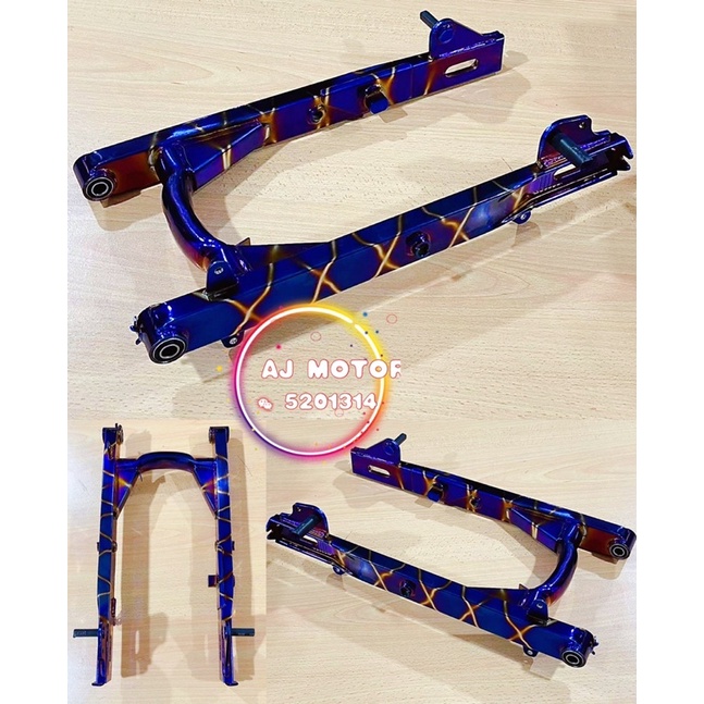 EX5 DREAM EX5 W100 WAVE100 SWING ARM TITANIUM CROSS GOLD LINE HONDA HP ...