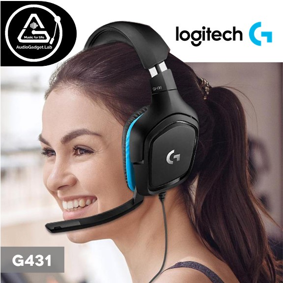 Logitech G431 7.1 Surround Sound Gaming Headset with DTS Headphone ...