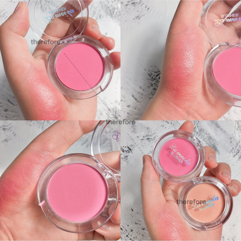 New LAMEILA Milk Tea Blush Peach Pallete Face Mineral Pigment Cheek ...