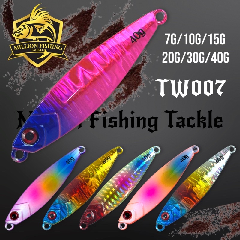 【METAL JIG Subaru TW007】 1Pcs 7g/10g/15g/20g/30g/40g FISHING Lure Metal Jig/Fast jig/Slow Jig ...