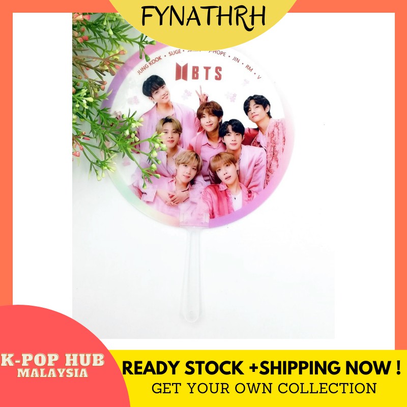 BTS Hand Fan Transparent PVC | Shopee Malaysia