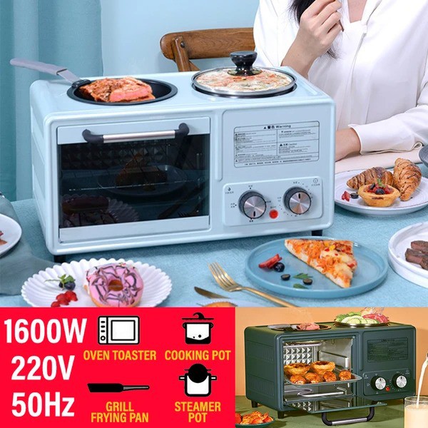 MyPetHouse [ ALL IN 1 ] 3 IN 1 Multifunctional Electric Toaster Maker ...