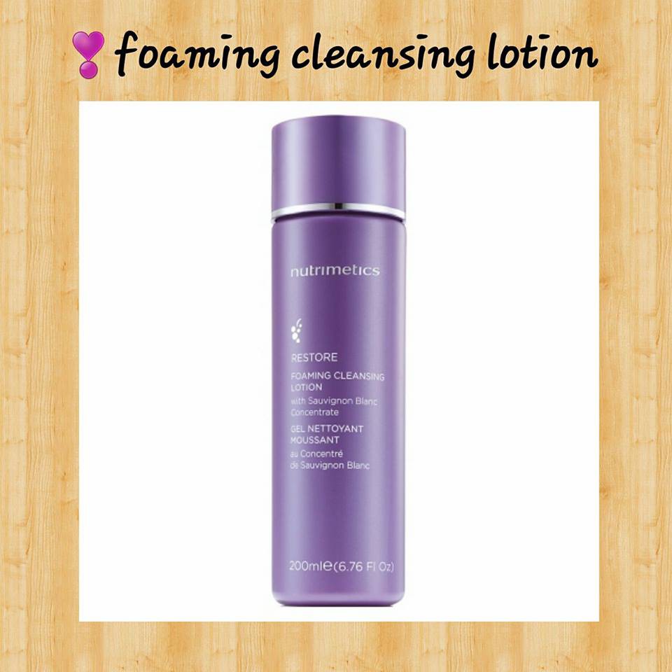 Tupperware Nutrimetics Restore Foaming Cleansing Lotion (200ml ...
