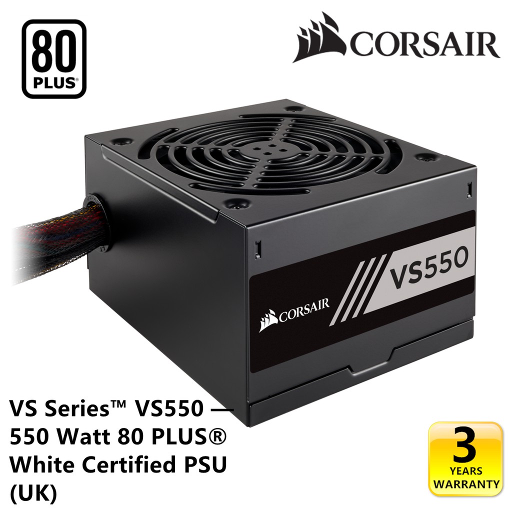 CORSAIR VS550 550W ATX PSU (CP-9020171-UK) | Shopee Malaysia