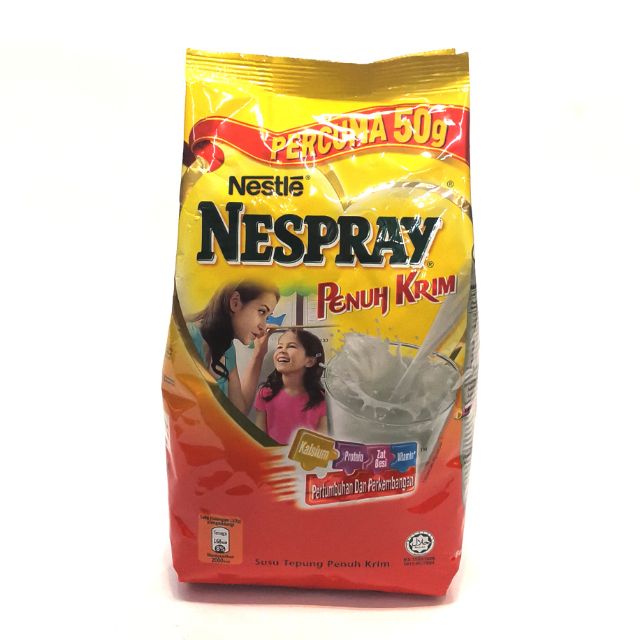 Nestle nespray full cream 550gm＋50gm tepung susu 奶粉 | Shopee Malaysia