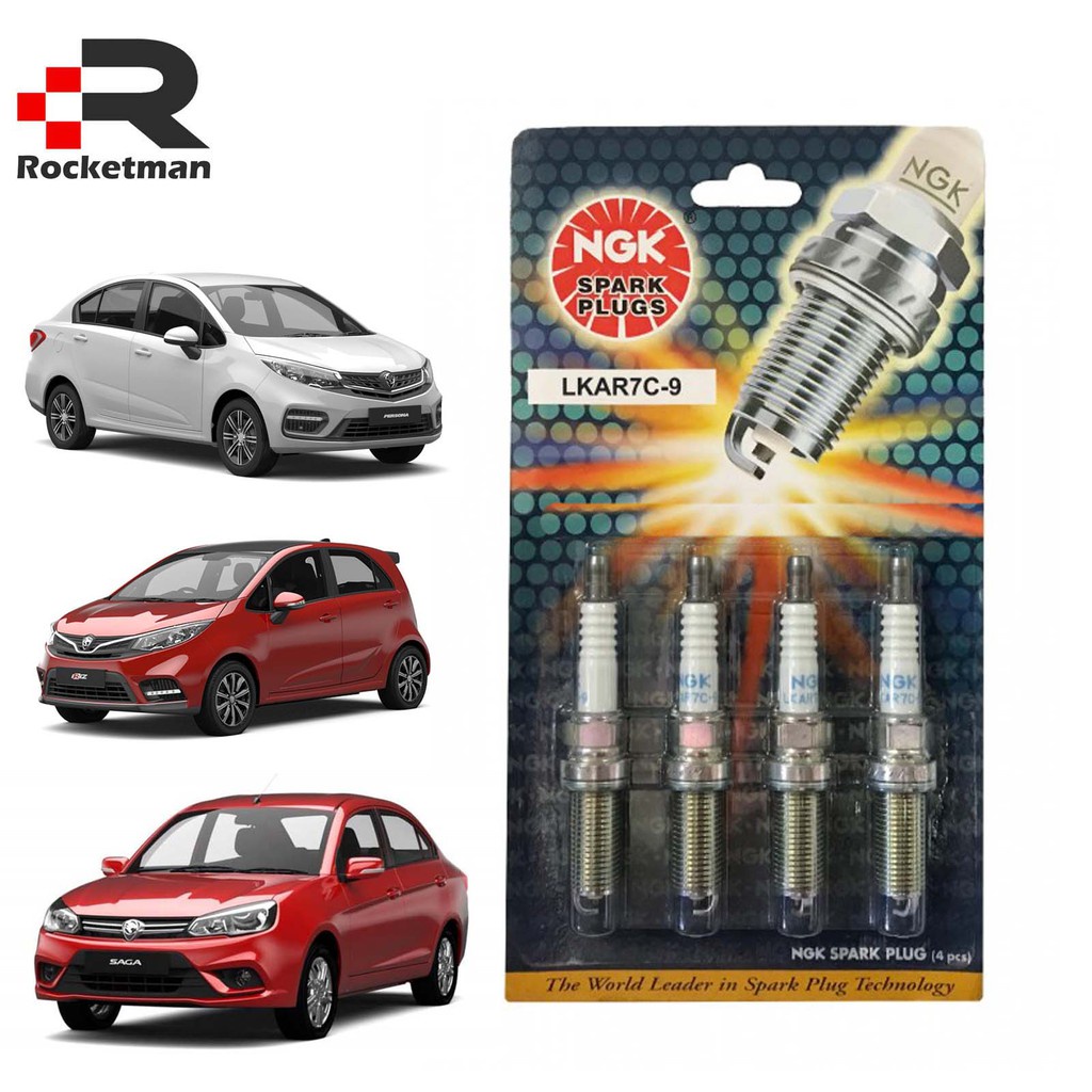 NGK SPARK PLUG PROTON IRIZ PERSONA VVT SAGA VVT MYVI 2018+ (4PCS ...