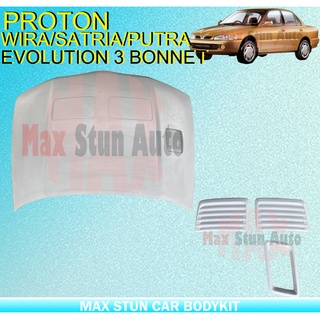 PROTON WIRA / SATRIA / PUTRA EVOLUTION 3 EVO 3 BONNET BONET WIRA EVO3 ...