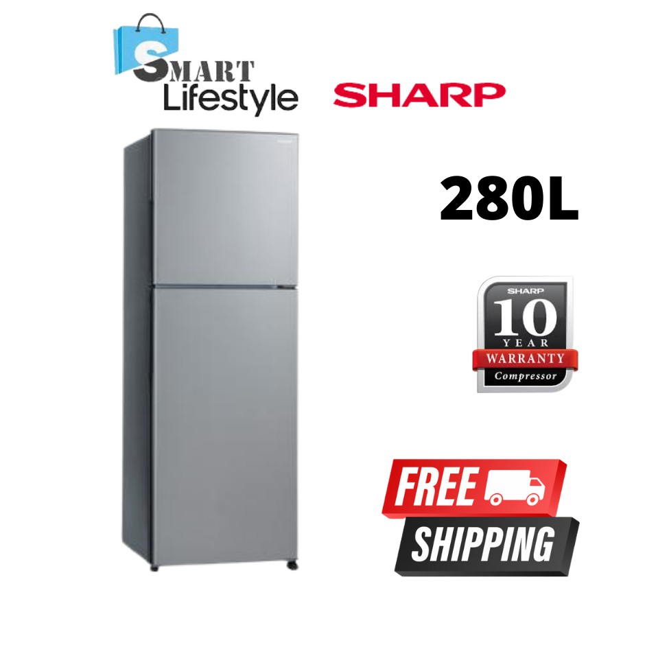 Sharp Smile Refrigerator (280L) SJ285MSS | Shopee Malaysia
