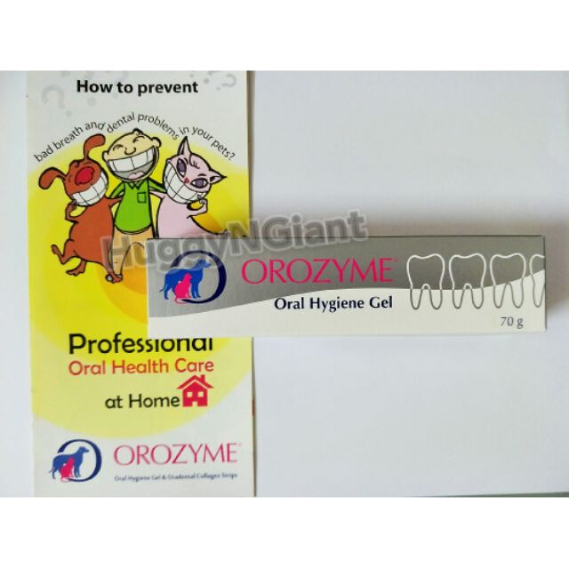 OROZYME Oral Hygiene Gel with Brush 70g .(Dogs & Cats) | Shopee Malaysia