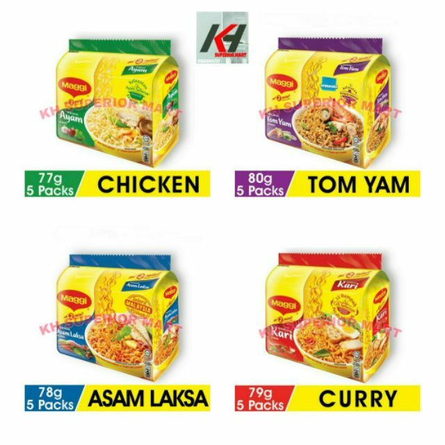 MAGGI INSTANT NOODLES (5pack) READY STOCK | Shopee Malaysia