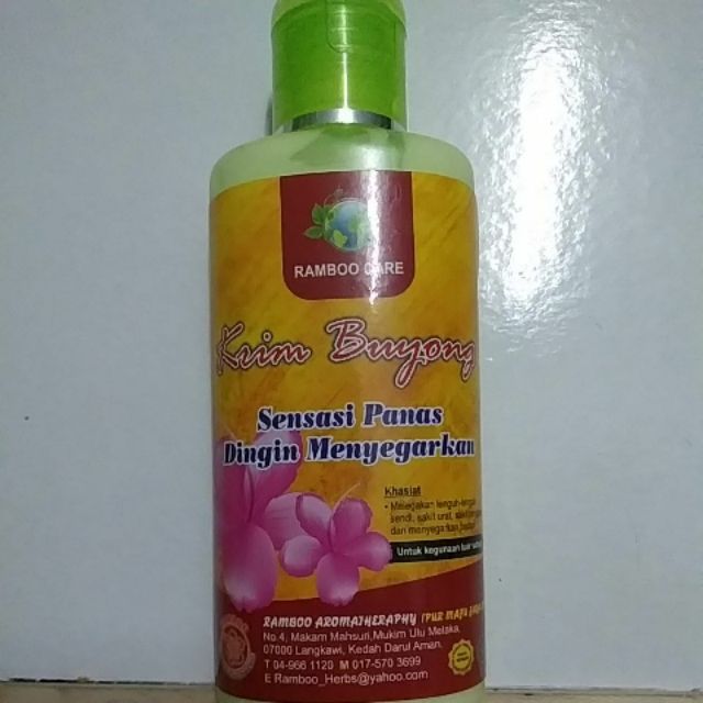 Krim Buyong (aromaterapi/krim panas) | Shopee Malaysia