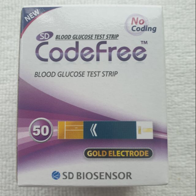 SD CODEFREE BLOOD GLUCOSE TEST STRIPS 50PCS KERTAS UJIAN GULA DALAM ...