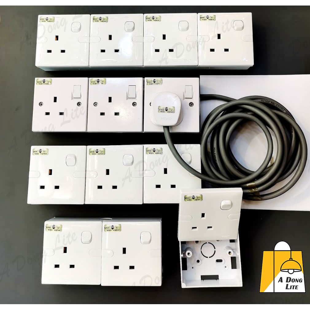 Standard Extension Wire Trailing TBC Socket Pure Copper 3Core 40076 ...