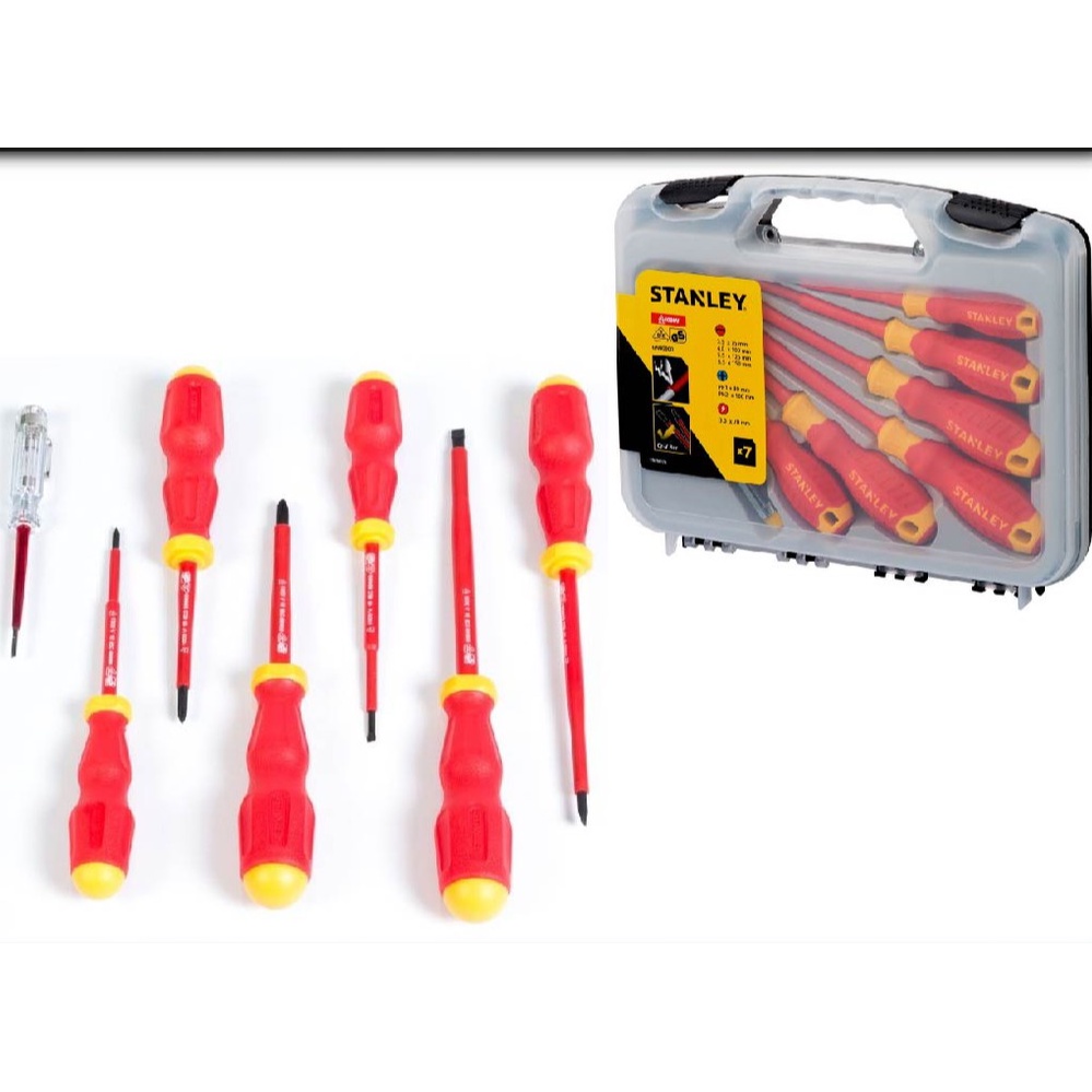 Stanley STMT60175 VDE Screwdriver Set with Bonus (6 Pcs) | Shopee Malaysia