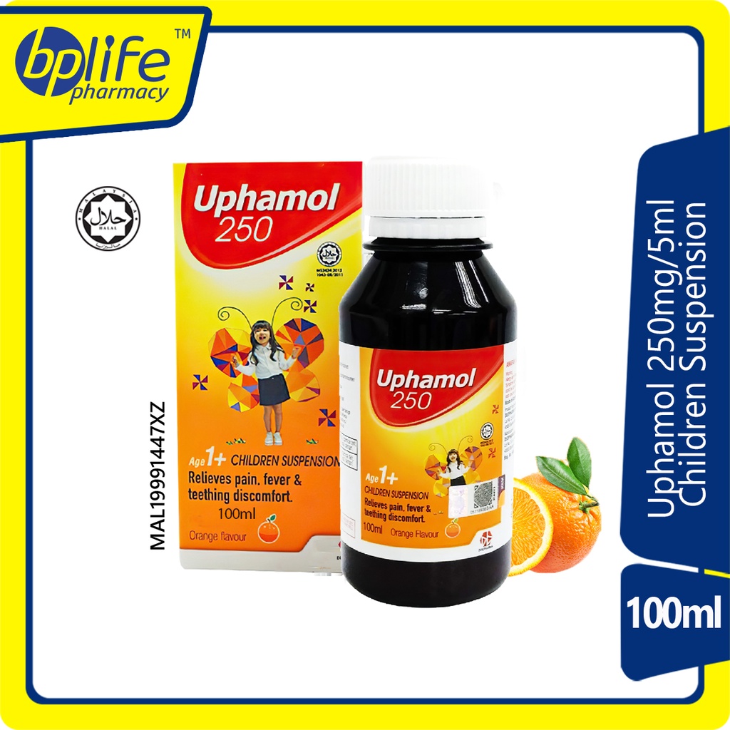 Uphamol 250mg/5ml Children Suspension 100ml (Orange) | Shopee Malaysia