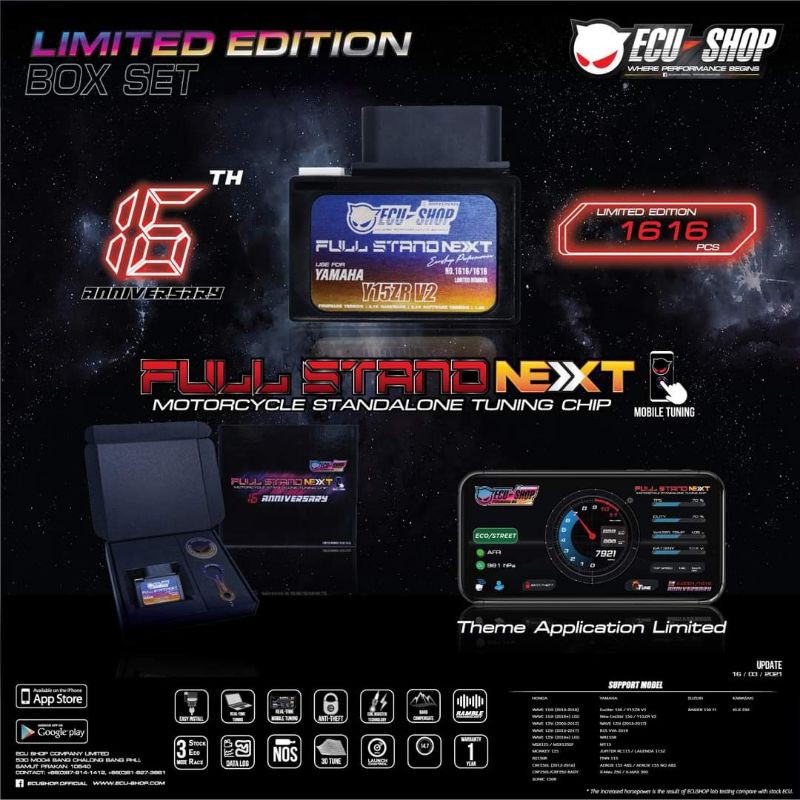 Ecushop fullstand next motorcycle stand alone ecu chip (16th ...