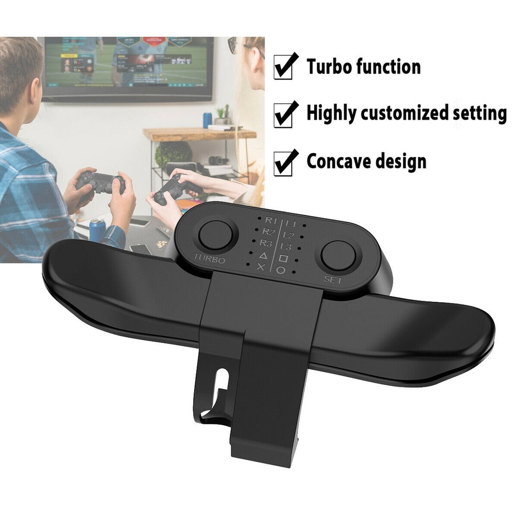 Sony PS4 Controller Back Button Clip Extender Adapter w/Turbo Function ...