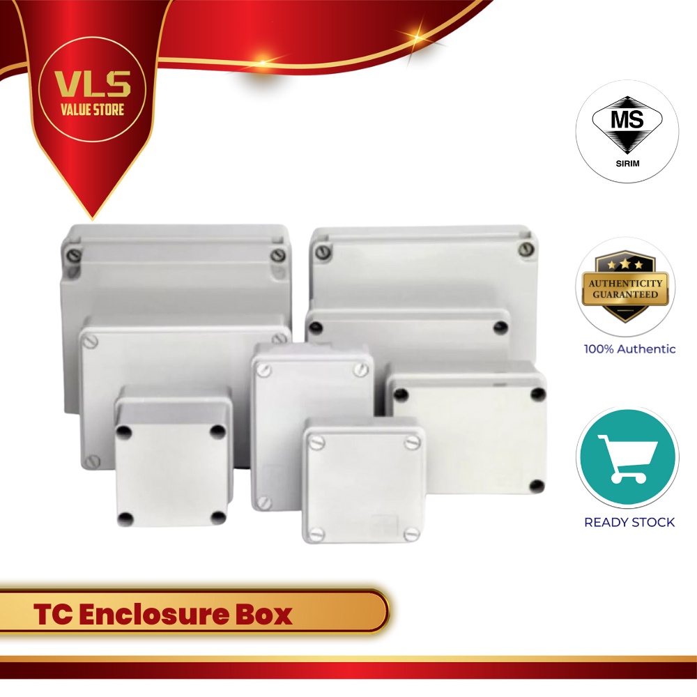 TC Pvc Enclosure Box (3x3 4x4 4x6 6x8 8x10 10x12 12x15) | Shopee Malaysia