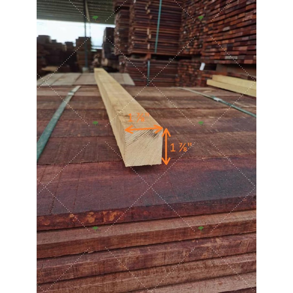 Kayu Chengal 2 X 2 X 4 FEET / Chengal Timber / Hardwood / Length ...