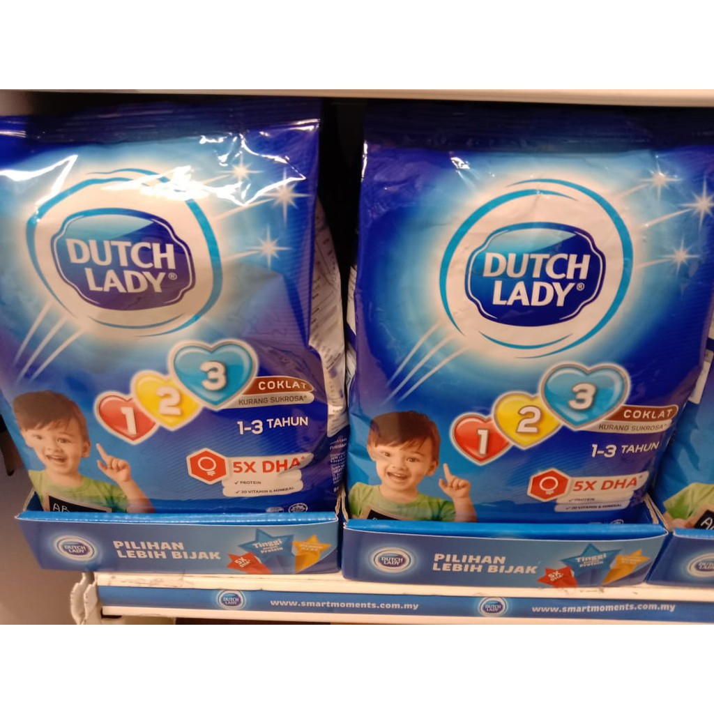 DUTCH LADY 123 ASLI/MADU 550G DAN 850G | Shopee Malaysia