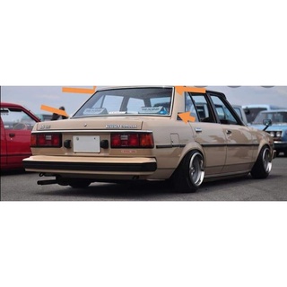Toyota corolla KE70/AE70/TE71 sedan/hardtop. window moulding chrome ...