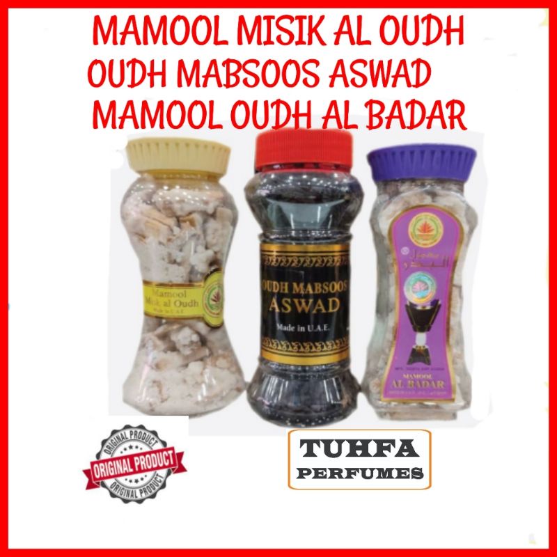 Bakhoor MAMOOL MISK AL OUDH/ AL BADAR /OUDH MABSOOS ASWAD -Dubai UAE ...