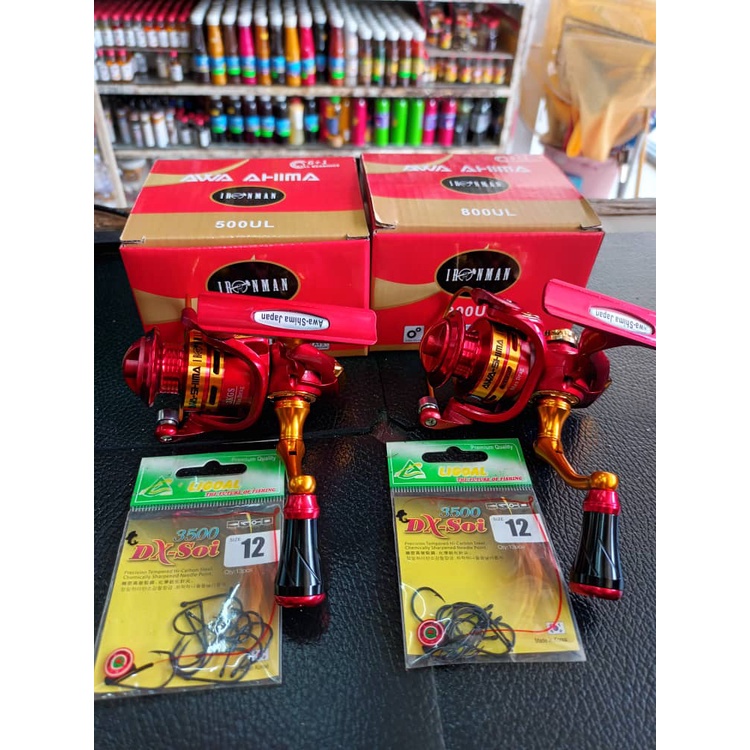 AWASHIMA IRONMAN 500UL/800UL FISHING REEL | Shopee Malaysia