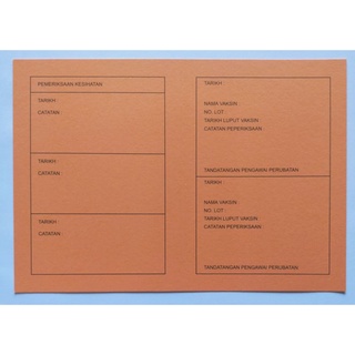 10pcs/set Vaccination Card/Kad Vaksinasi (Ready Stock) | Shopee Malaysia