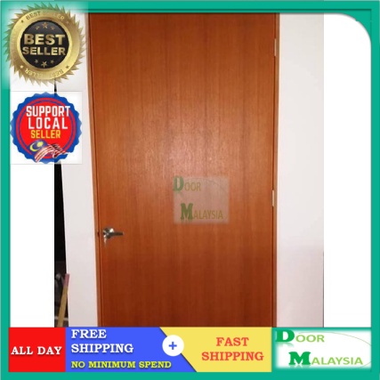 Full Solid Flush Door custom size below 33 6/8" (W) x 83" (H) / pintu ...