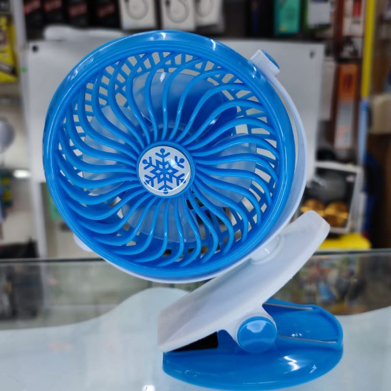 Mini Fan Rechargeable / Kipas Kepit / USB Charge (Free Battery ...