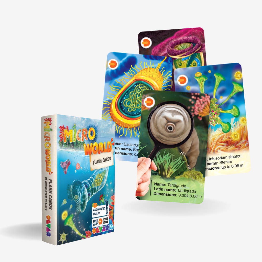 Flash Card - 4D Encyclopedia of Microworld | Shopee Malaysia