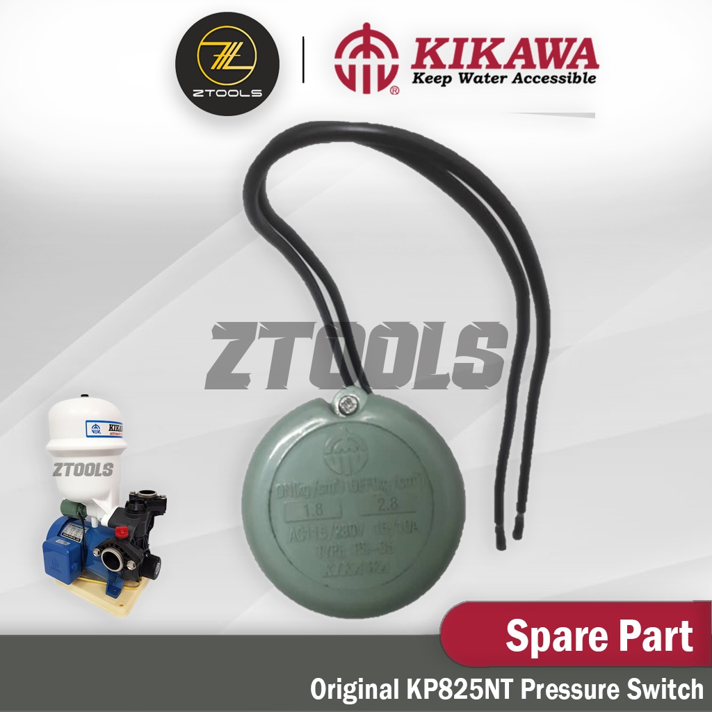 Original KIKAWA Water Pump Pressure Switch 3/8" THREAD For KP825 ...