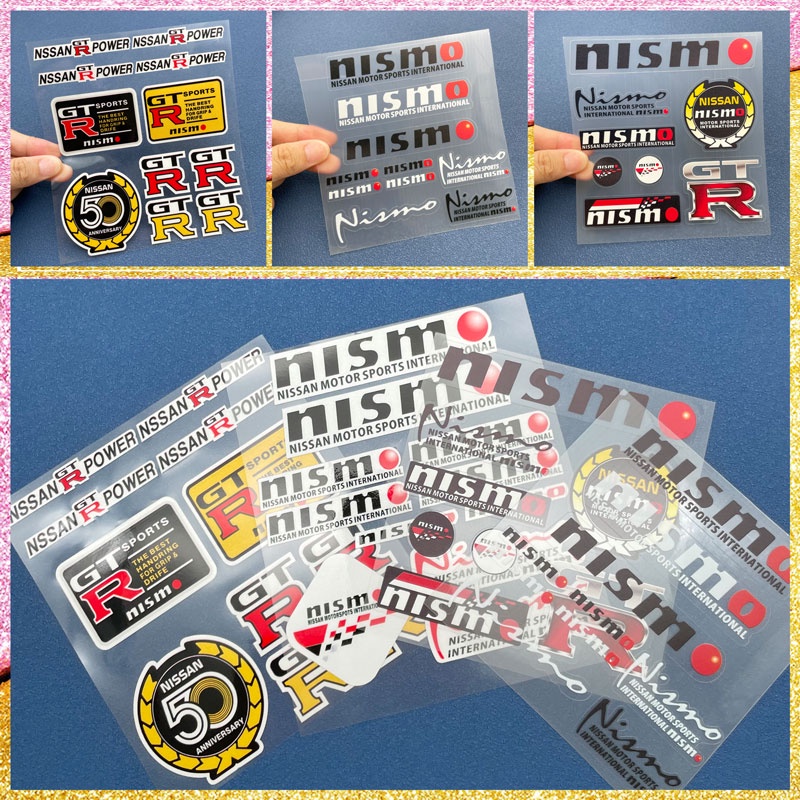 Car Exterior Sticker GTR Logo Bumper Trunk Boot Decor Decal For Nissan ...