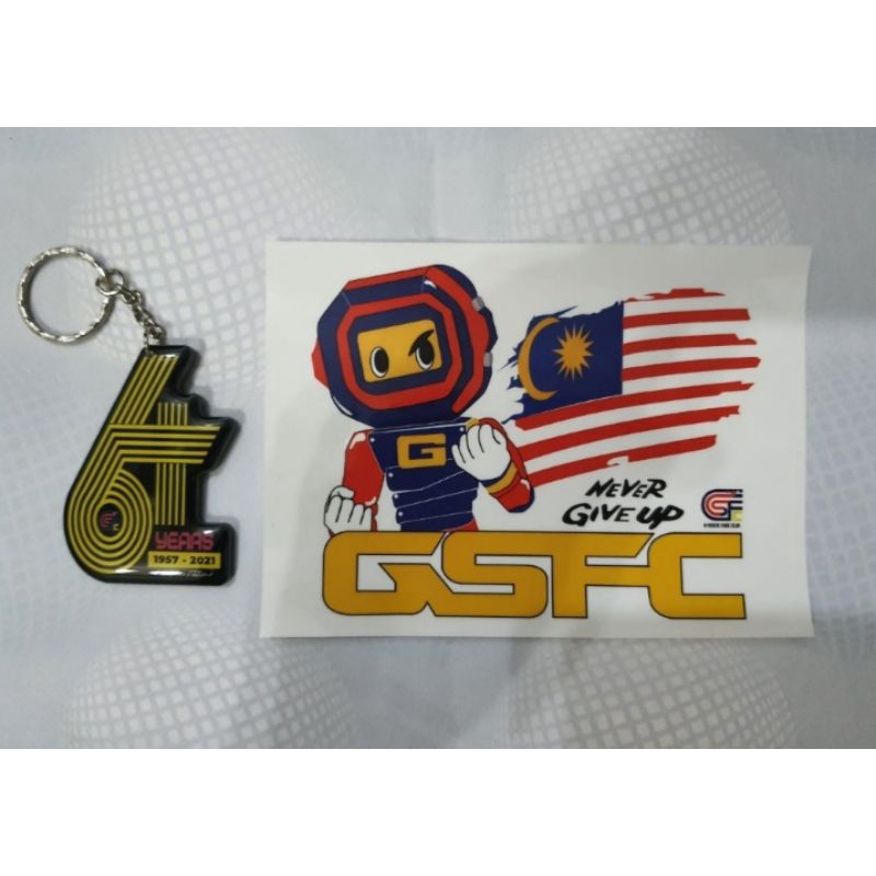 GSFC MERDEKA EDITION KEYCHAIN & STICKER | Shopee Malaysia
