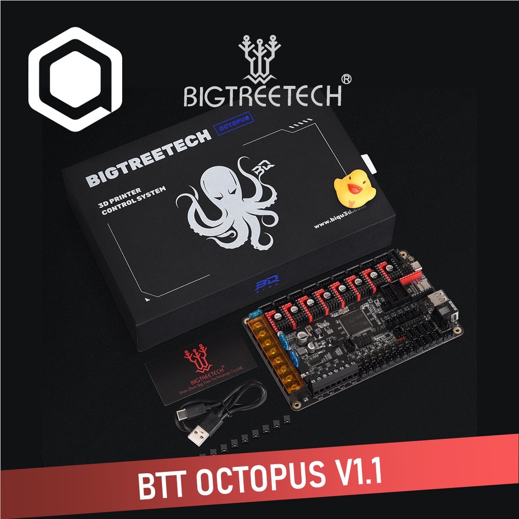 BIGTREETECH BTT OCTOPUS 32 Bit 8 Stepper Drivers Control Board ...