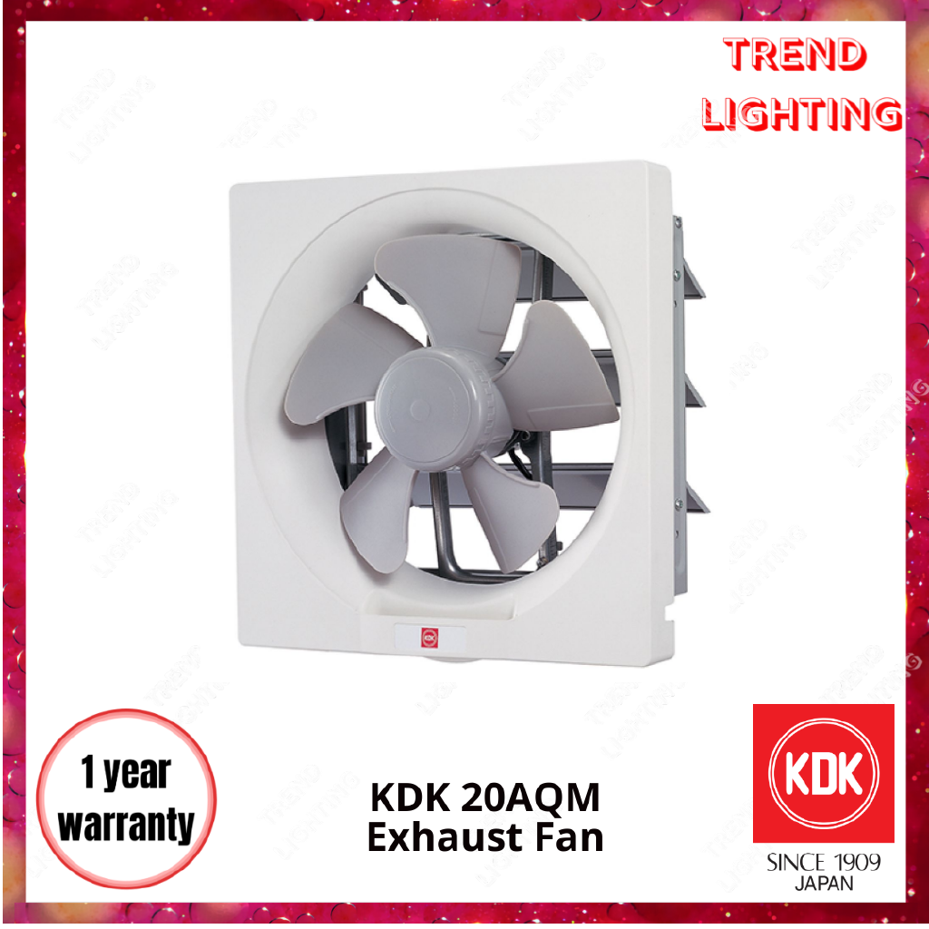 KDK 20AQM 8" Wall Exhaust Fan Wall Ventilation Fan | Shopee Malaysia