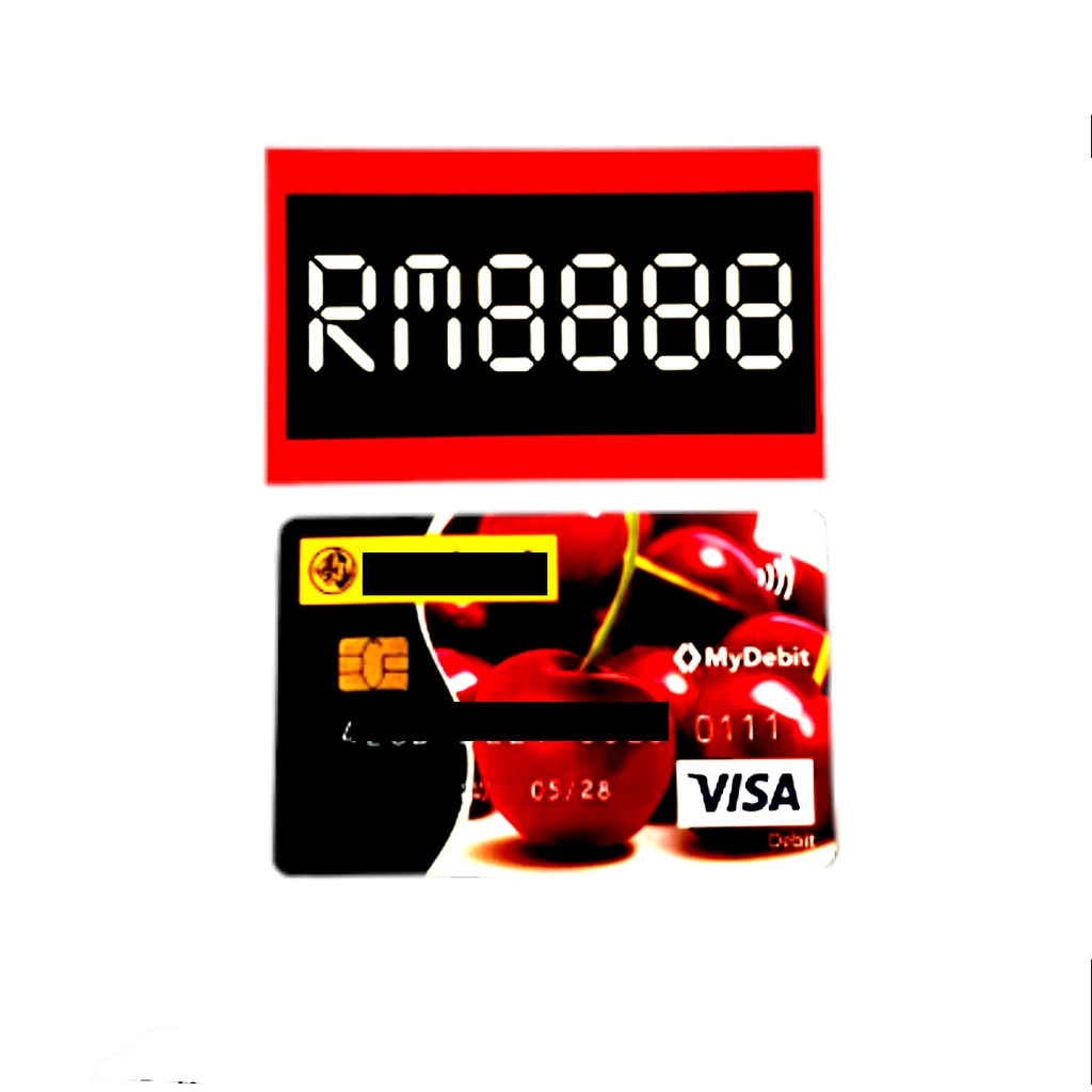 easy price tag 4 digit number / Tanda harga DIY / Label kad Harga ubah ...